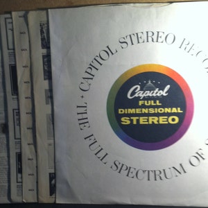 25 Various Record Album Company Inner Sleeves - Etsy