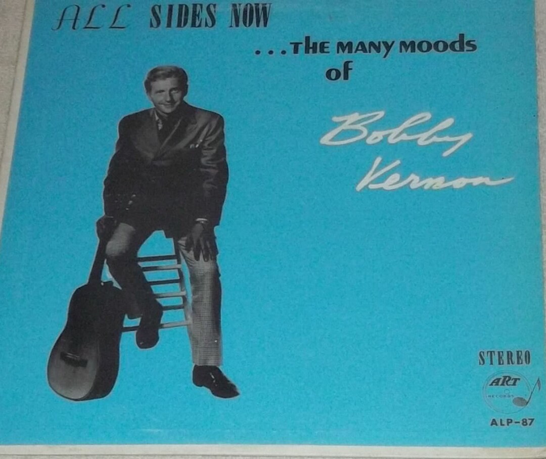 Bobby Vernon All Sides Now the Many Moods of Signed Copy Vinyl Pop ...