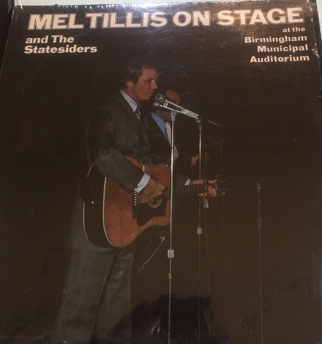 Mel Tillis On Stage Vinyl Country Record Album Etsy