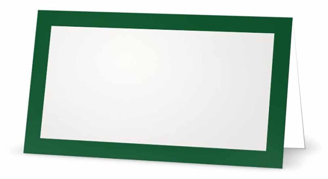 Green Place Cards for Wedding and Party Events - Etsy