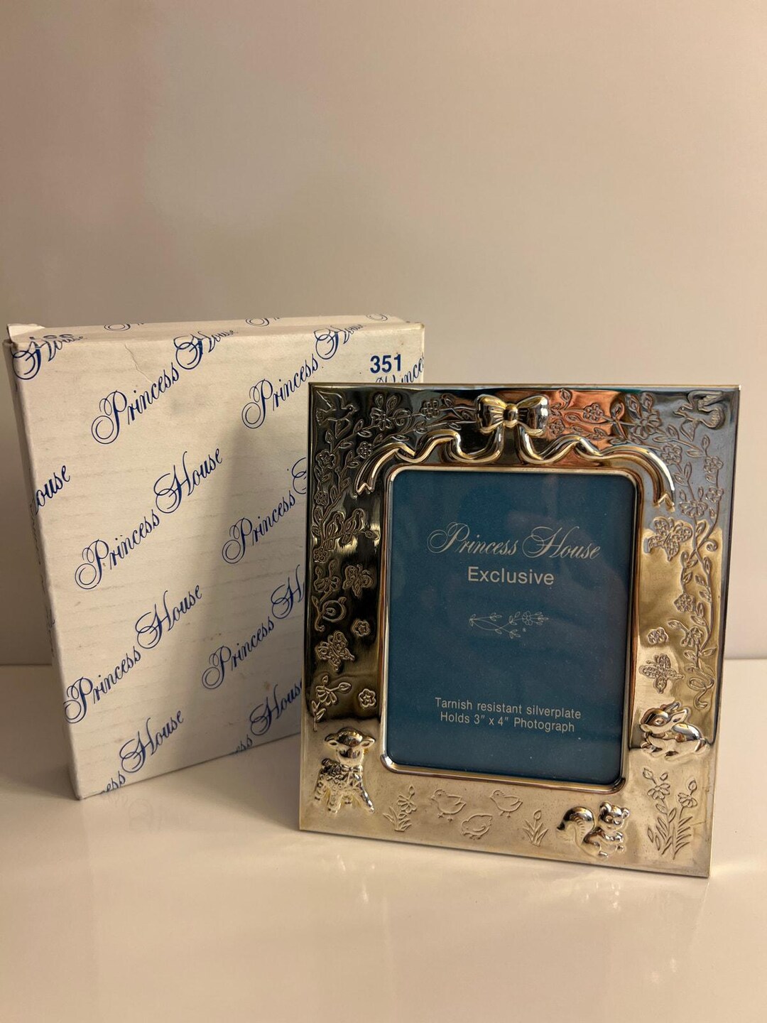 Vintage Princess House Exclusive Silverplate Baby Photo Frame - Etsy