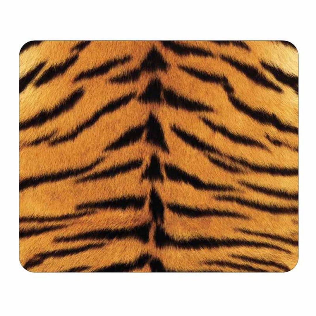 Tiger Print Mouse Pad - Etsy