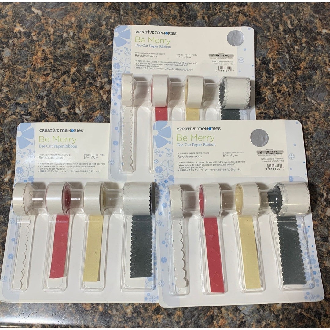 Creative Memories Be Merry Paper Ribbon - Etsy