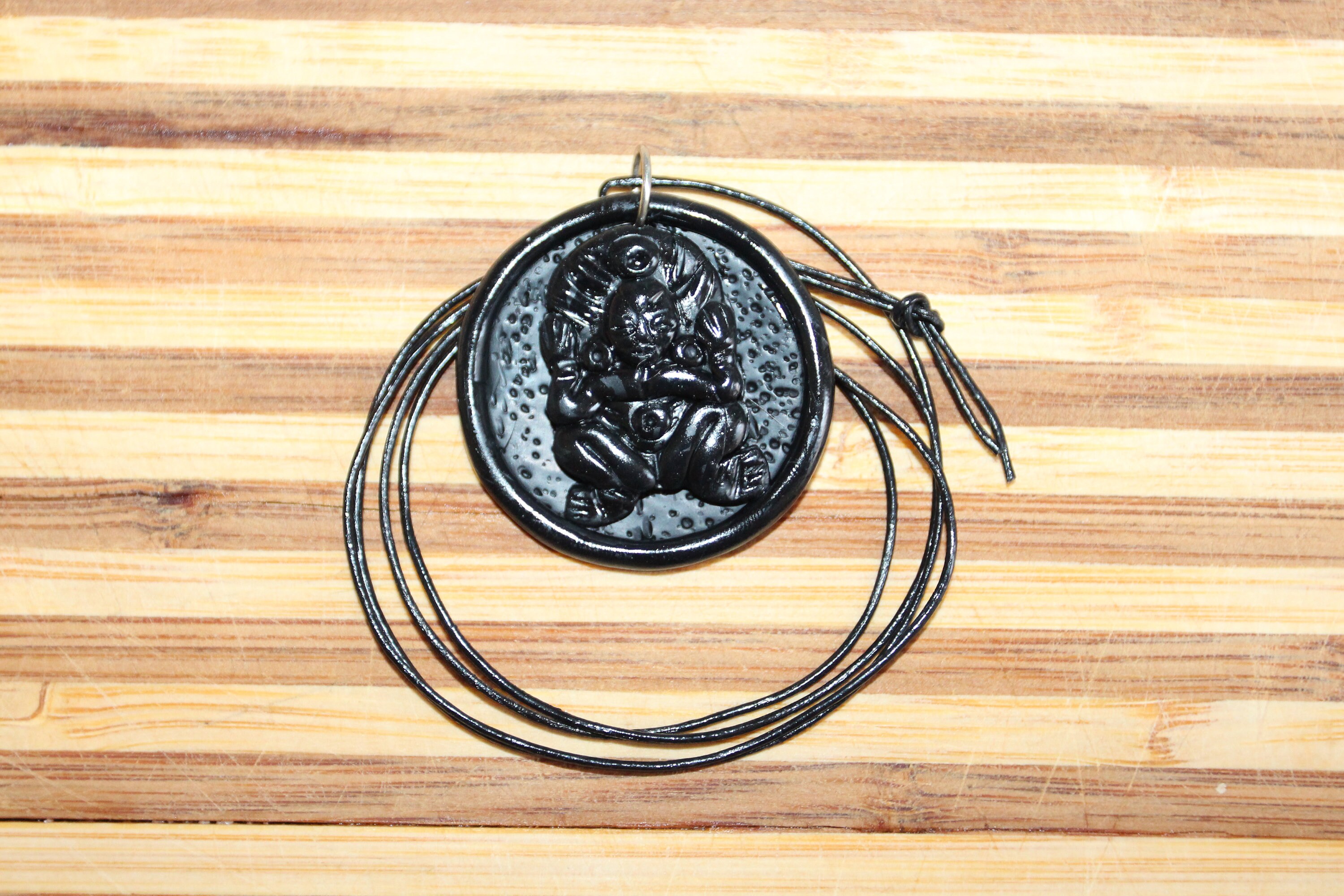 New All Black Atabey Necklace - Etsy