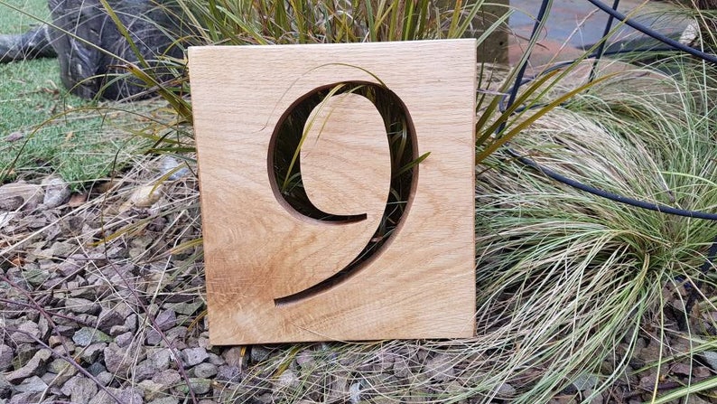 House Number Plaque - Etsy
