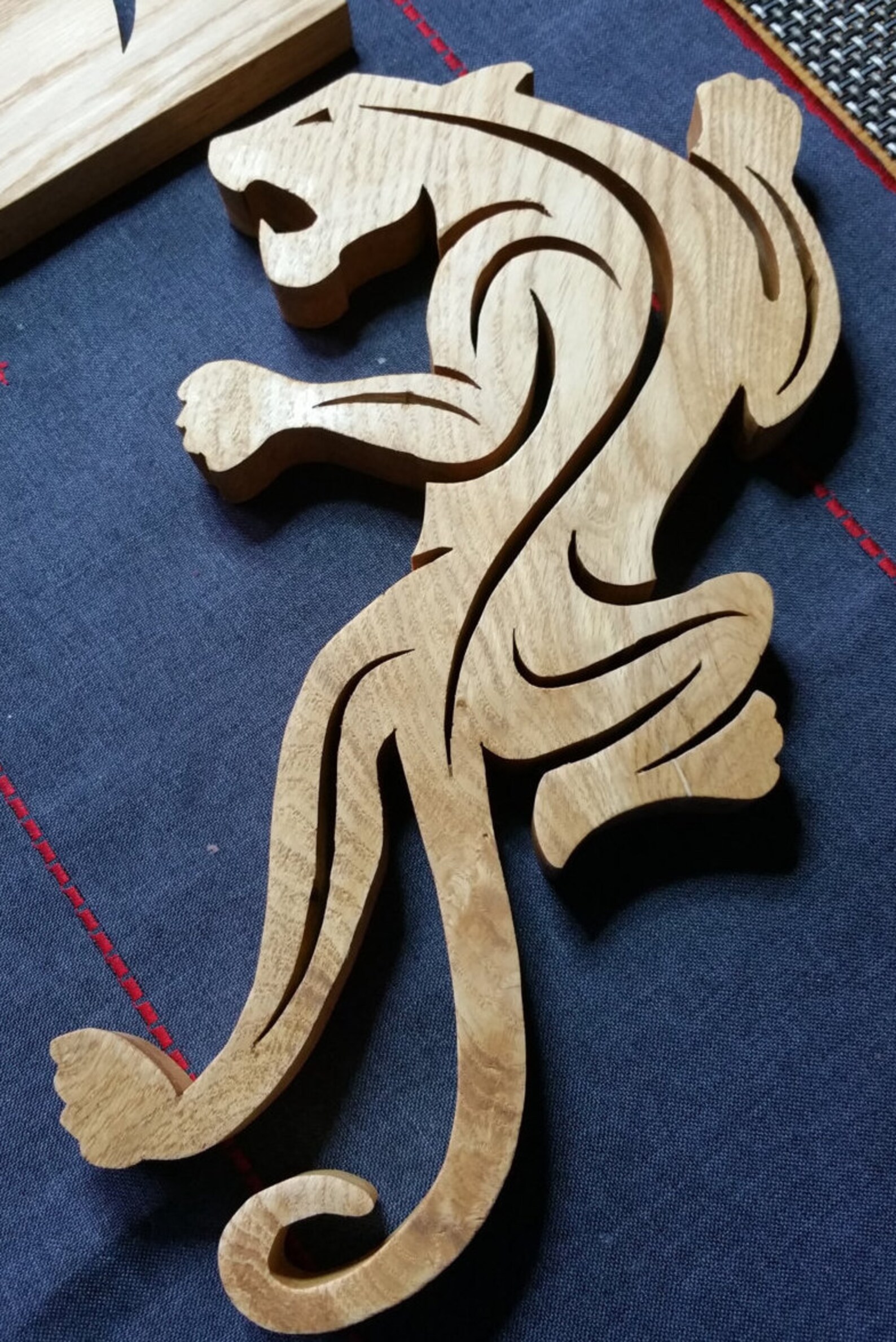 Jaguar Handcrafted Beautiful Wooden Jaguar Made From English Oak - Etsy