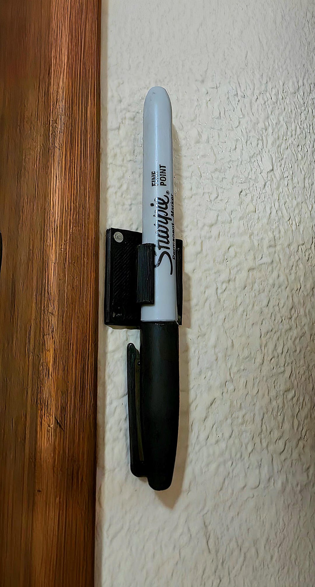 Sharpie Holder 5-pack – Wall Mount Marker Clips – 3D Printed, Screw or ...