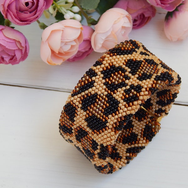 Leopard Print Beads - Etsy