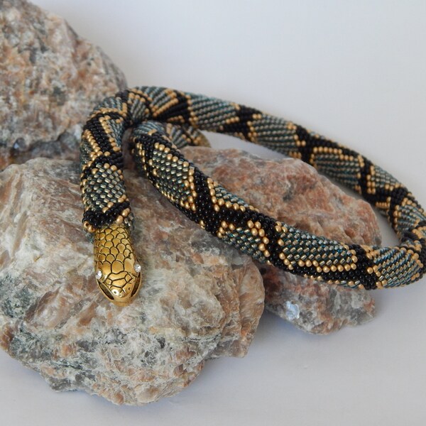 Snake Necklace - Etsy