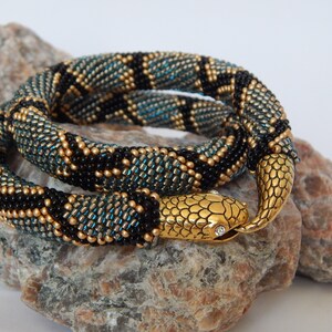 Snake Necklace Serpent Necklace Snake Choker Gift for Women Python ...