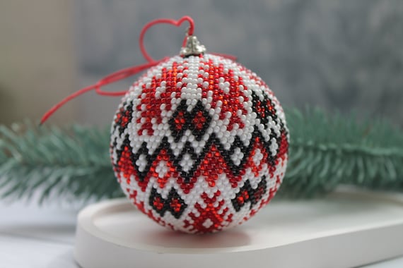 Beaded holiday ornaments store