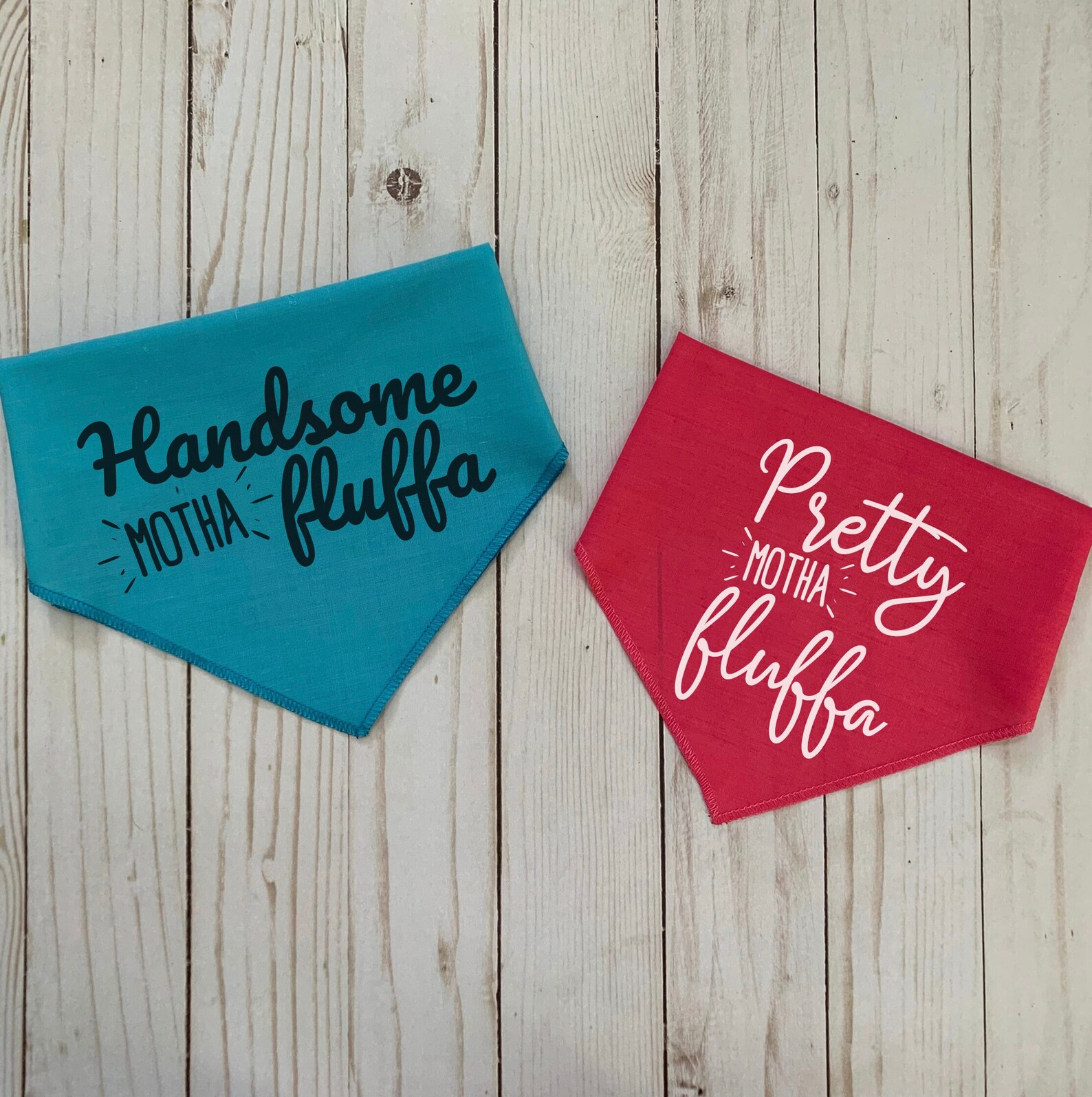 Pretty & Handsome Motha Fluffa Dog Bandana Pretty Motha - Etsy