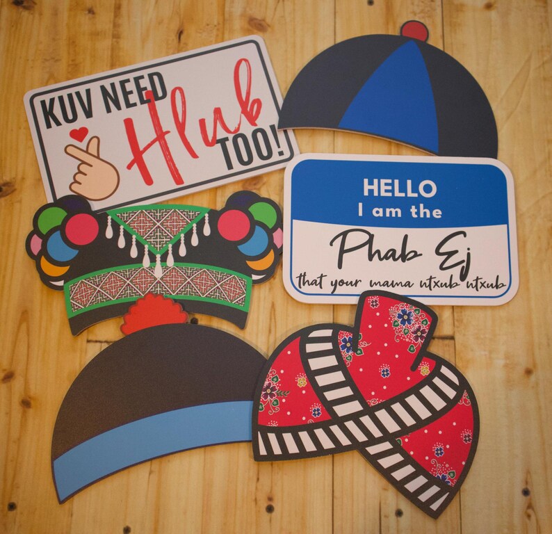 Custom Hmong-inspired Photo Booth Props - Etsy