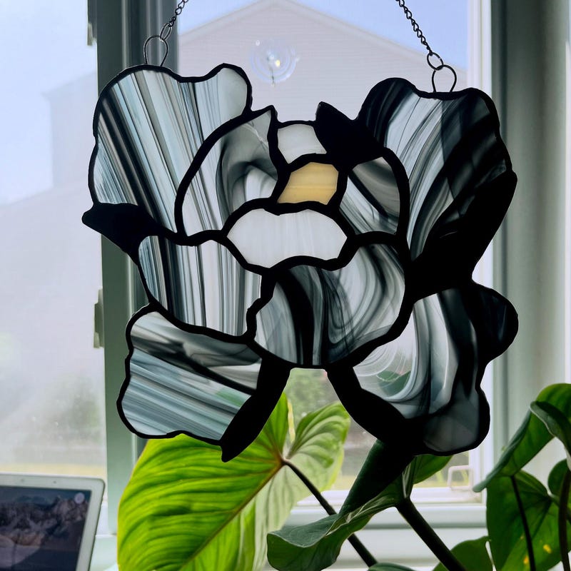 White Stained Glass - Etsy