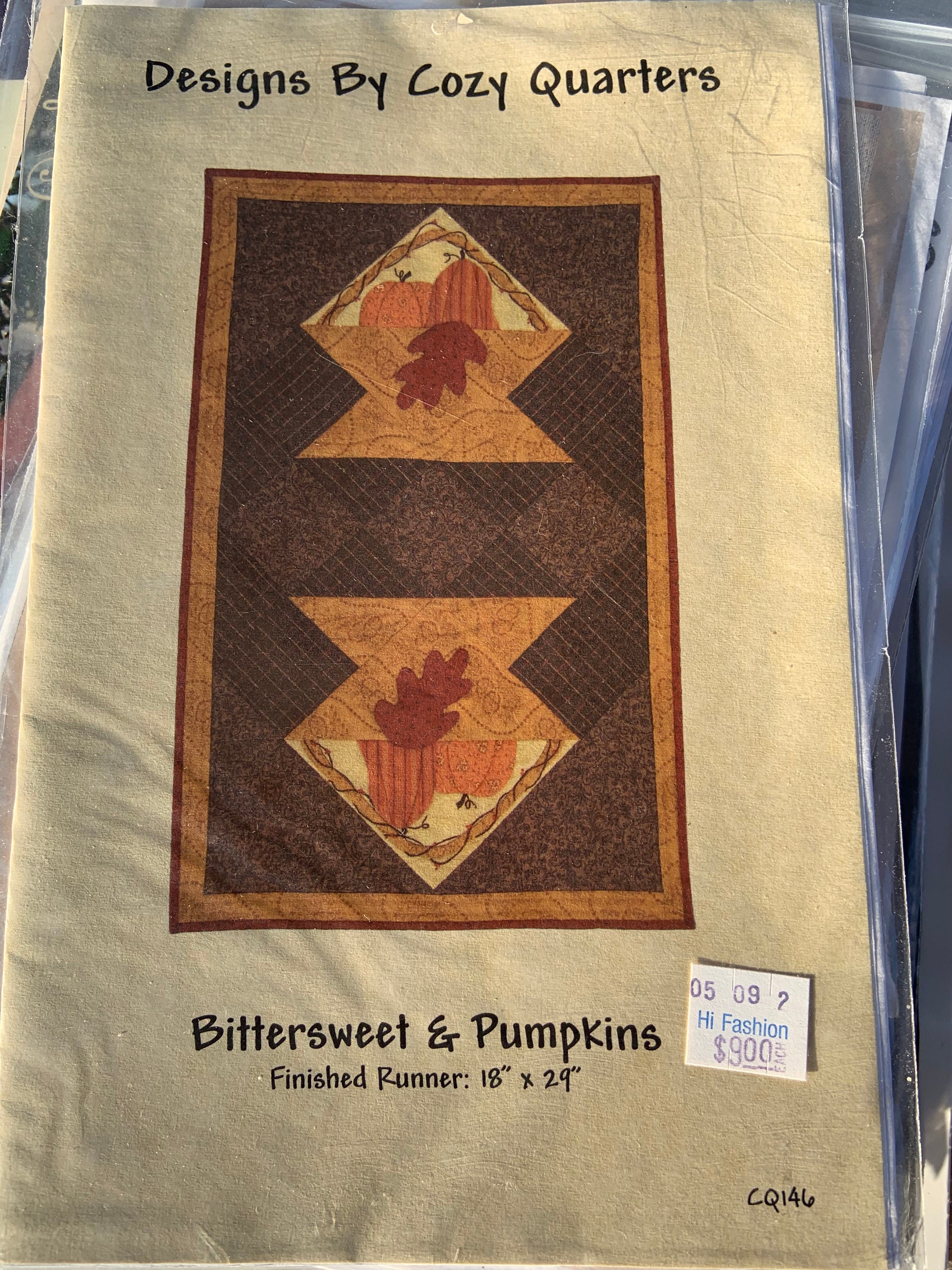 Bittersweet and Pumpkins Quilt Pattern - Etsy