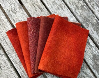 Hand Dyed Wool Pieces - Etsy