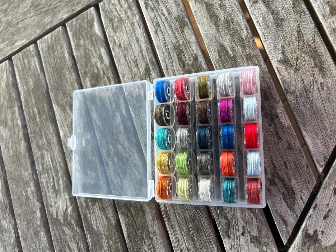 Genziana Wool Thread 25 Color Bobbin Set for Wool Applique - Etsy