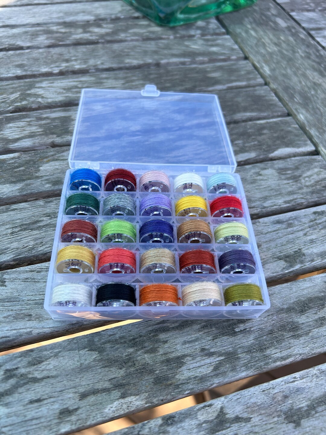 Genziana Wool Thread 25 Color Bobbin Set for Wool Applique - Etsy