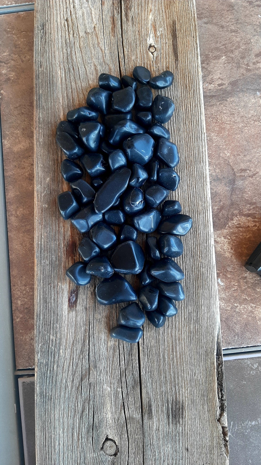 Apache Tears, Tumbled Stones, Black Obsidian From Arizona, Lightly ...