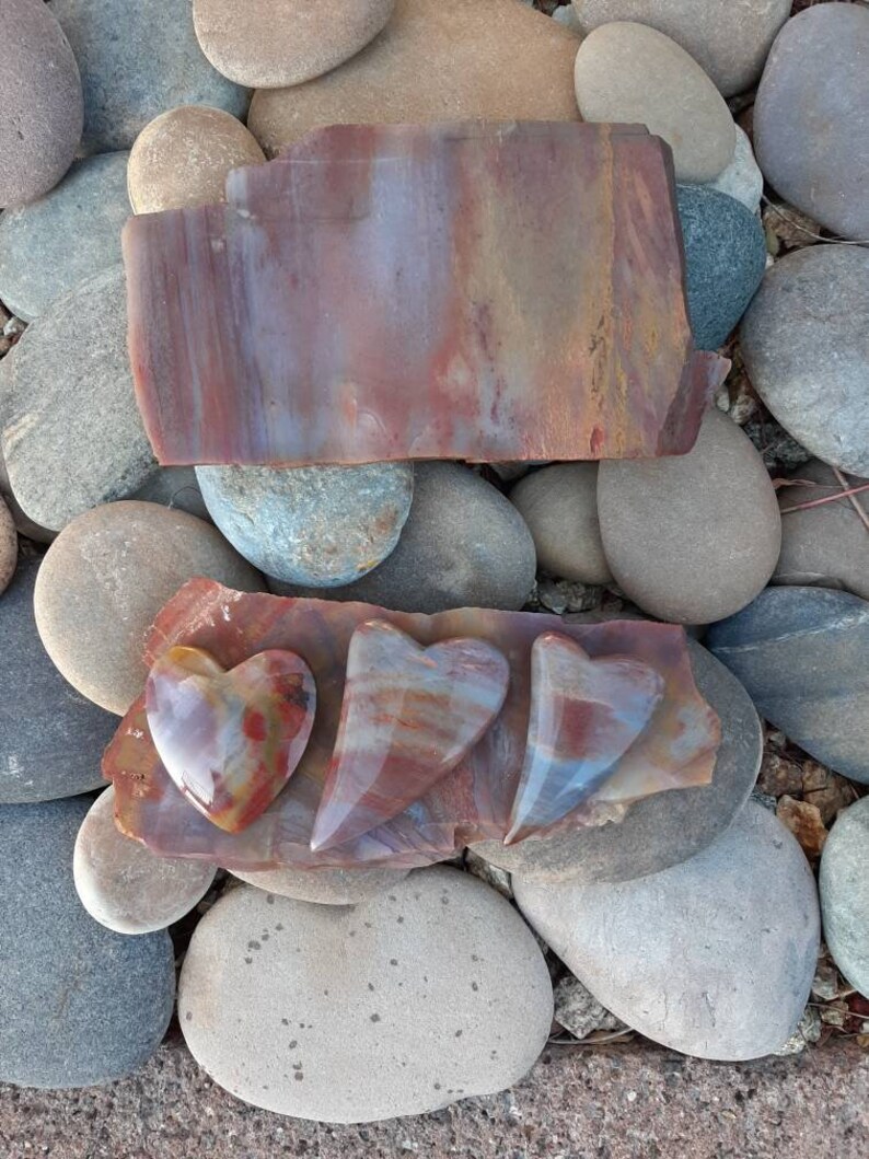 Craft Supplies & Tools rainbow unpolished raw agatized rock Rainbow ...