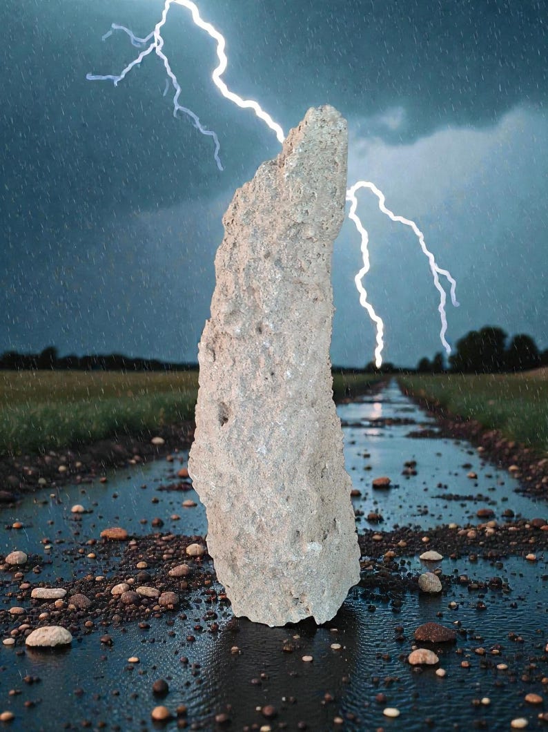 Huge Fulgurite Lightning Strike Rock, Energy Tower. - Etsy