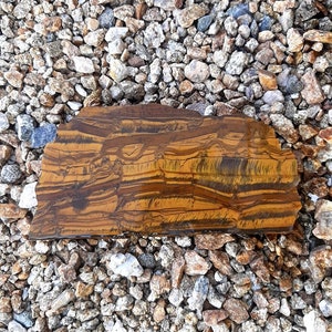 Gorgeous Tigers Eye Slab, Rock Slab, Cabbing Material, Raw Rock ...