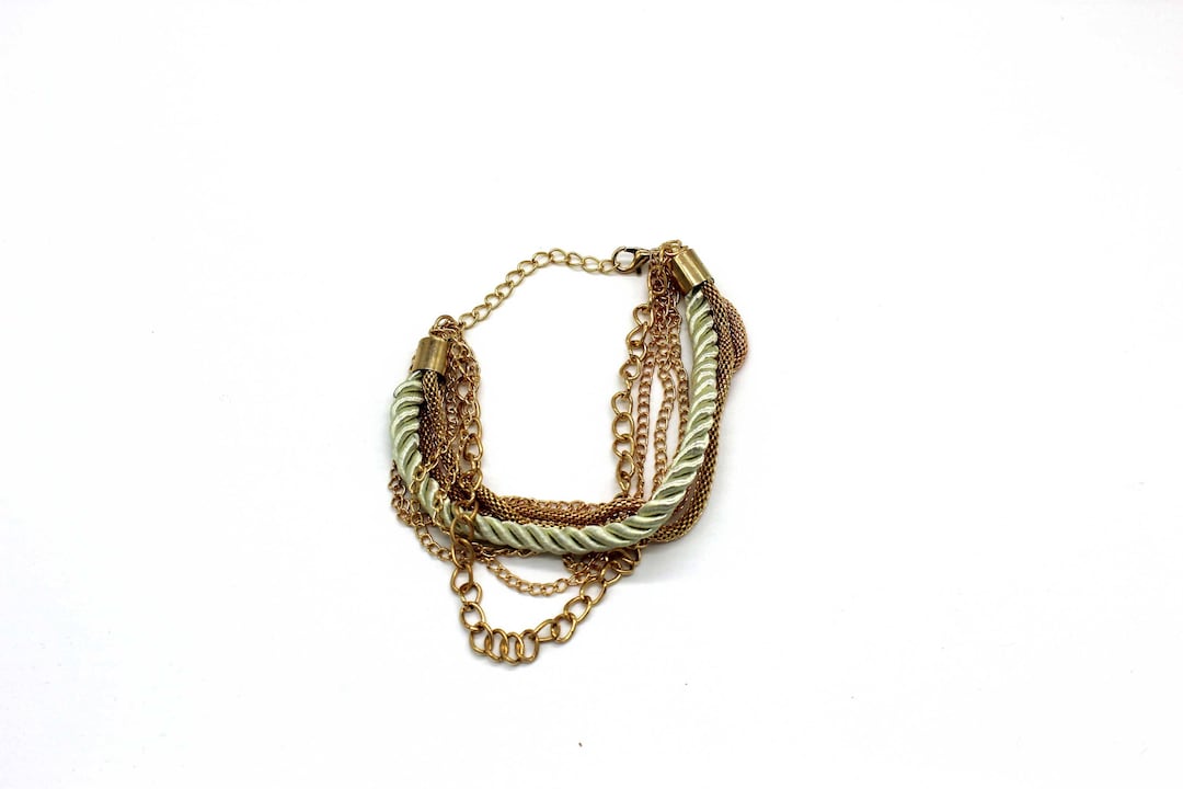 Multi Strand Braded Rope Bracelet - Etsy