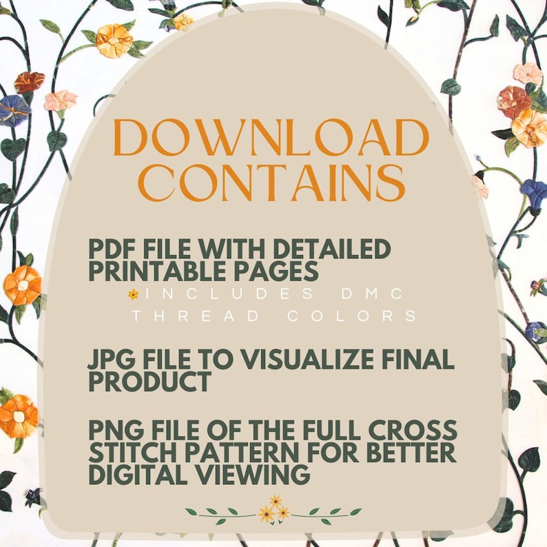 7 Flower Pixel Art Mini Cross Stitch Patterns PDF ONLY - Embroidery ...