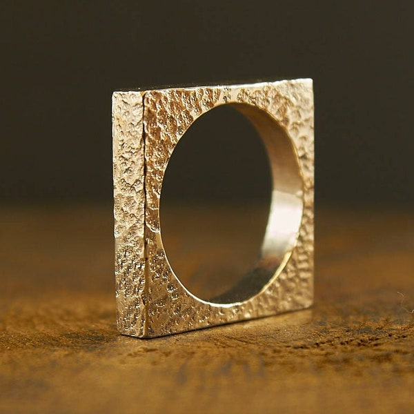 Square Band Ring - Etsy