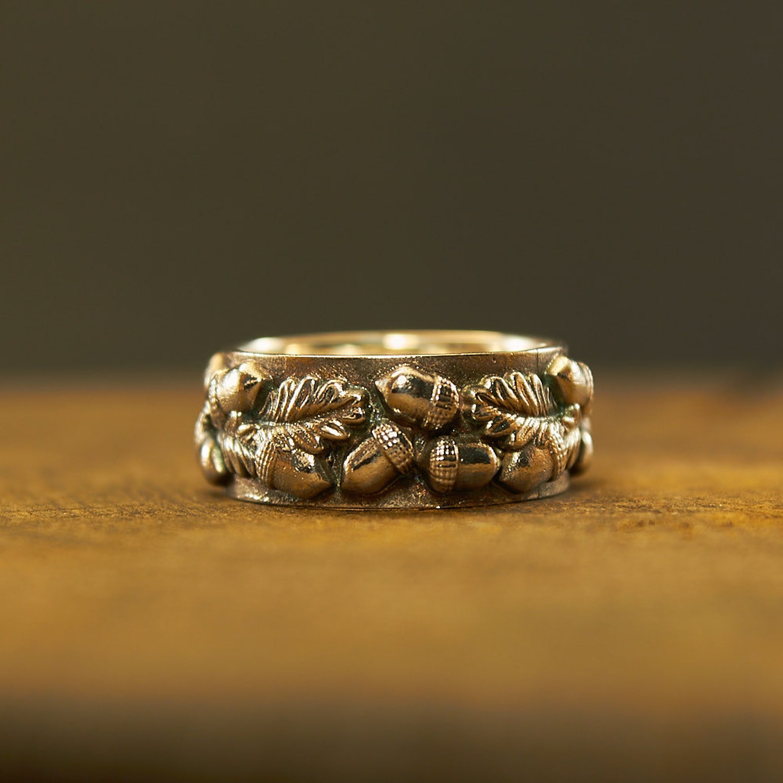 Silver Oak Ring Acorn Ring Tree Silver Ring Oak Leaf - Etsy