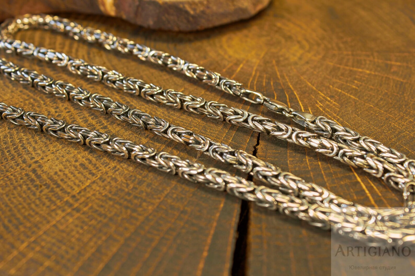 Sterling Silver Byzantine Chain Handmade Chain Chain - Etsy