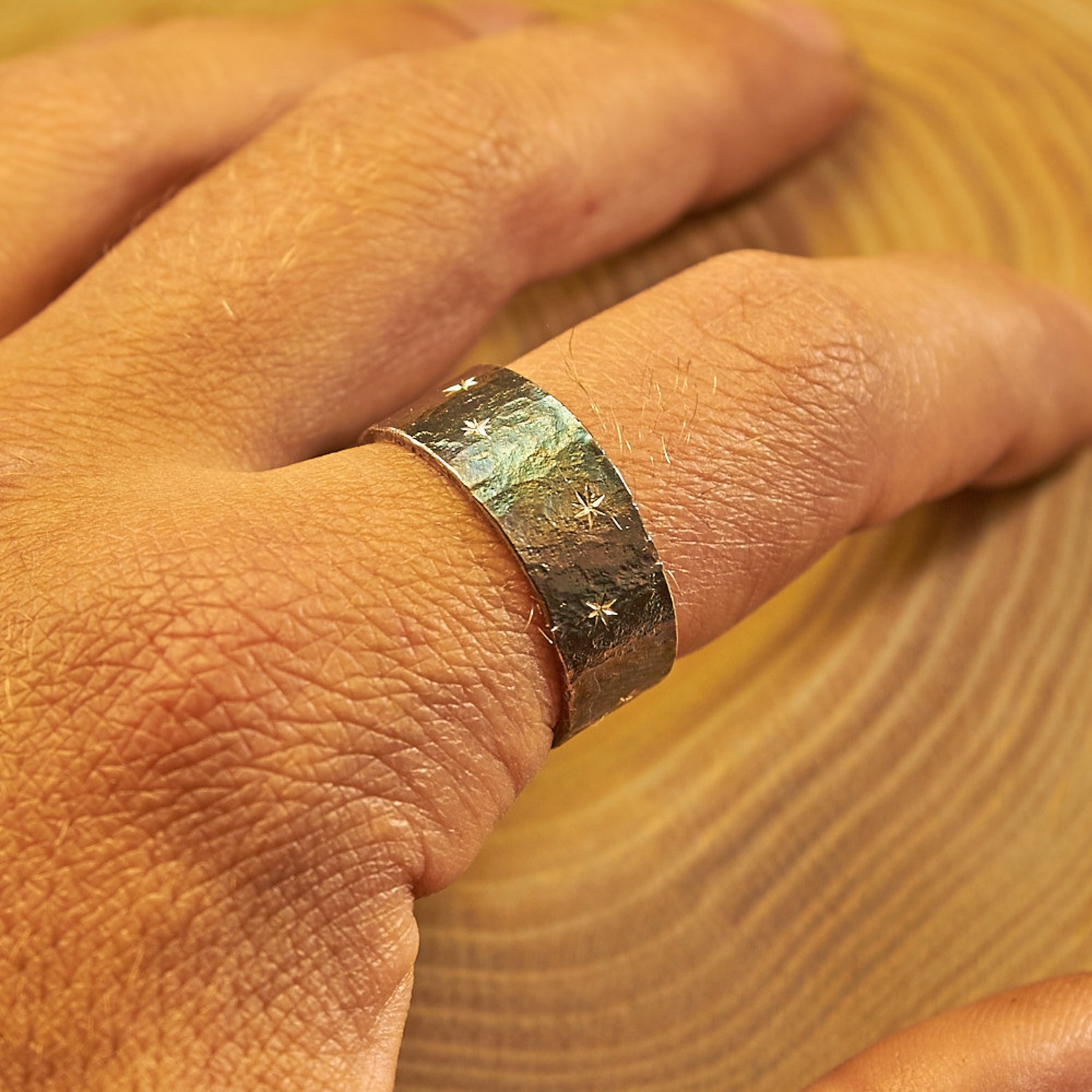 Sterling Silver Constellation Ring Stars Ring Night Sky - Etsy