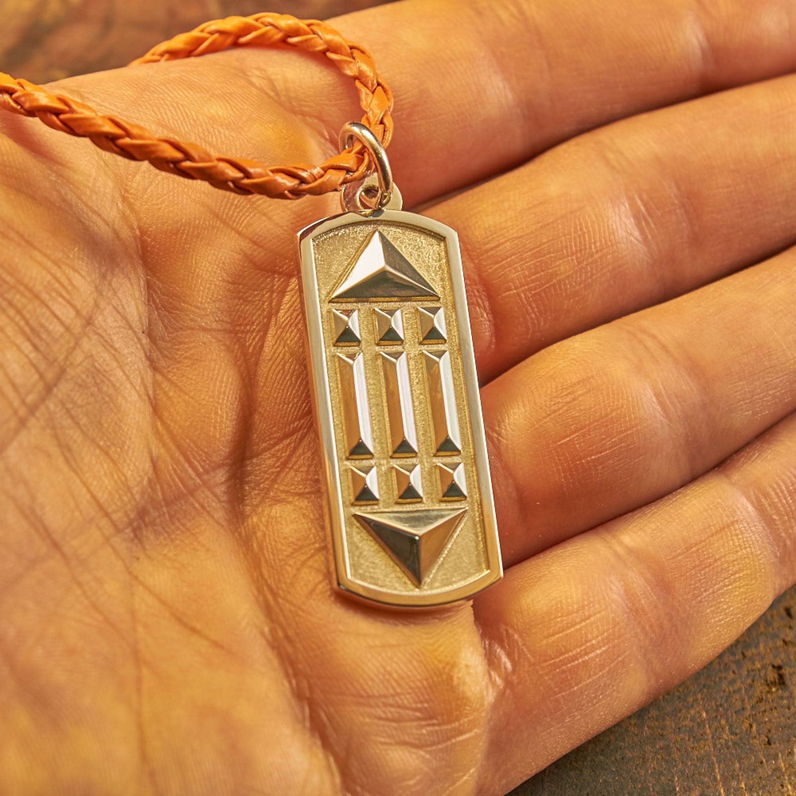 Sacred Geometry Pendant Necklace Sterling Silver Atlantis - Etsy