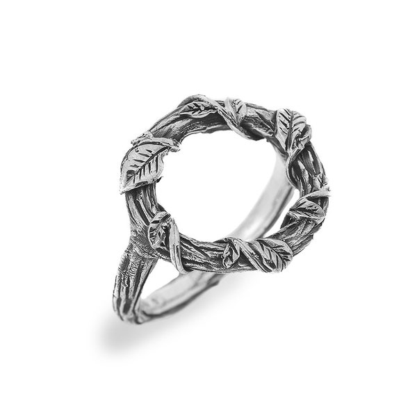 Silver Twig Ring - Etsy