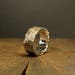 Raw Scratch Textured Wedding Band, Hammered Ring Men, Rustic Jewelry ...