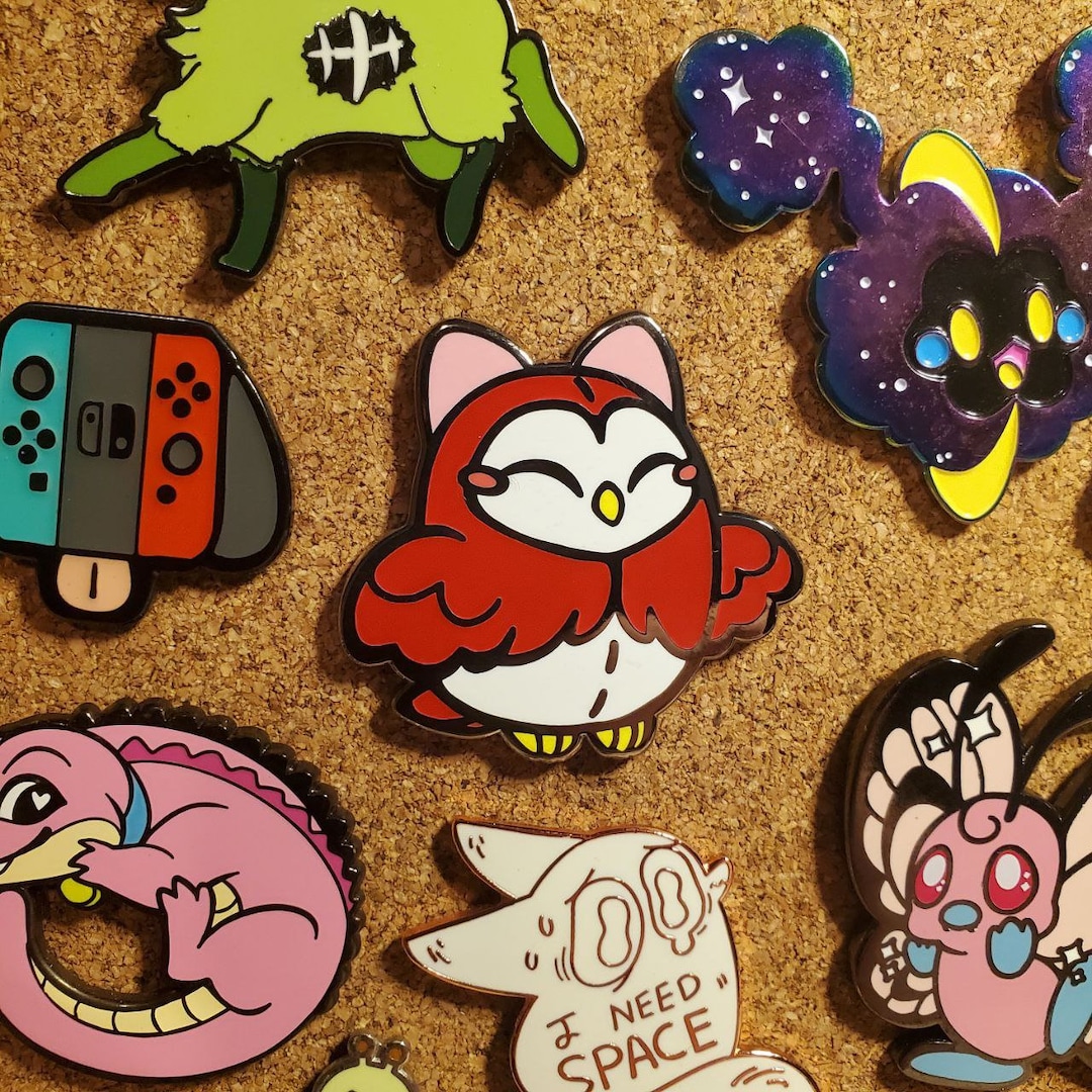 Celeste Hard Enamel Pin, Animal Crossing Hard Enamel Pin, Owl Pin - Etsy