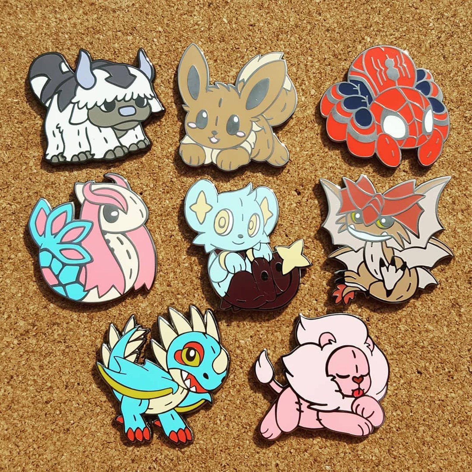 Shinx Hard Enamel Pin Pokemon Hard Enamel Pin Etsy