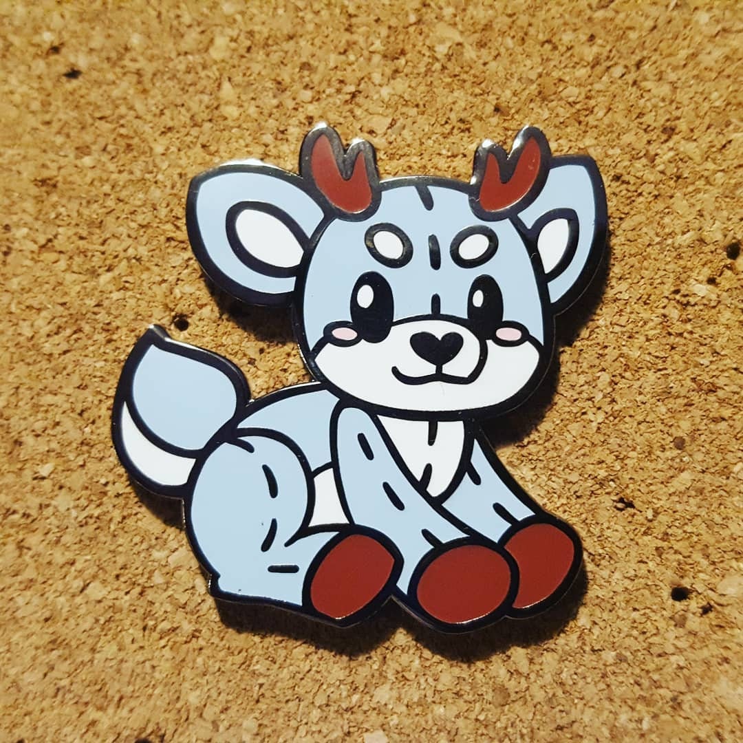 Deer Hard Enamel Pin, Deer Enamel Pin, Deer Pin, Deer Accessory, Deer ...