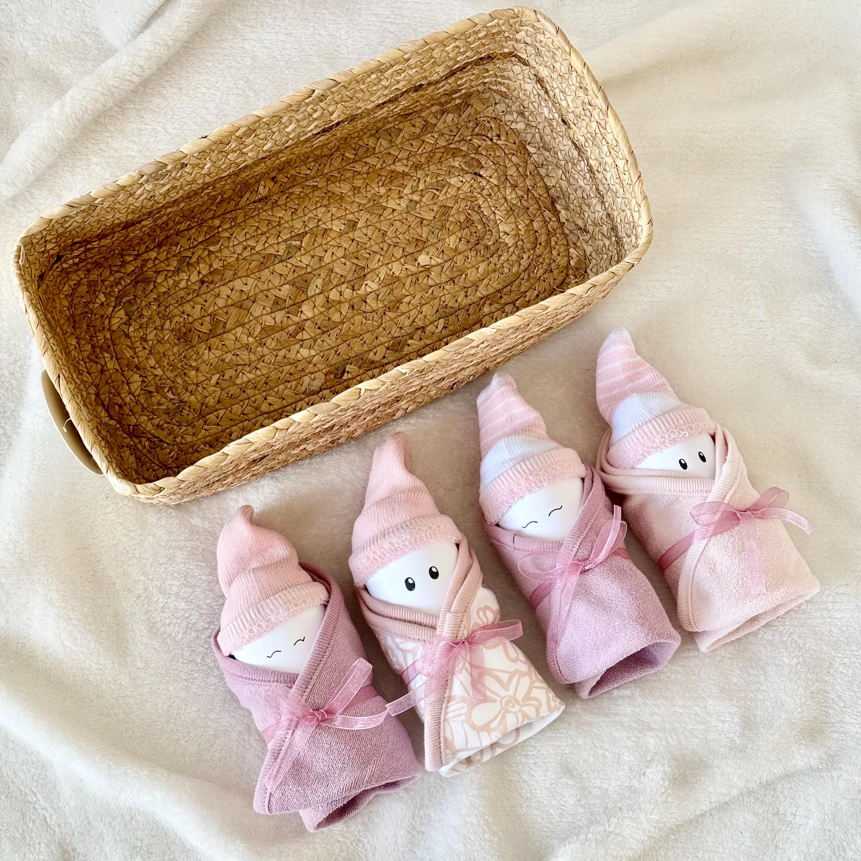 Diaper Babies Gift Set, 4 Pack, Washcloth Diaper Baby Girl, Sock Baby ...