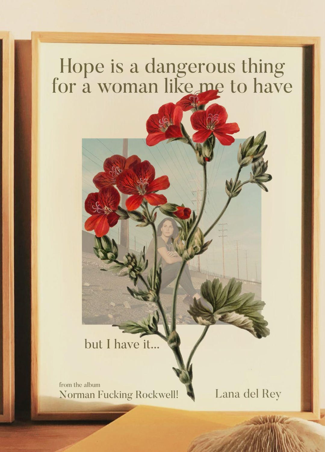 Lana Del Rey - Hope is a Dangerous Thing Poster - Etsy
