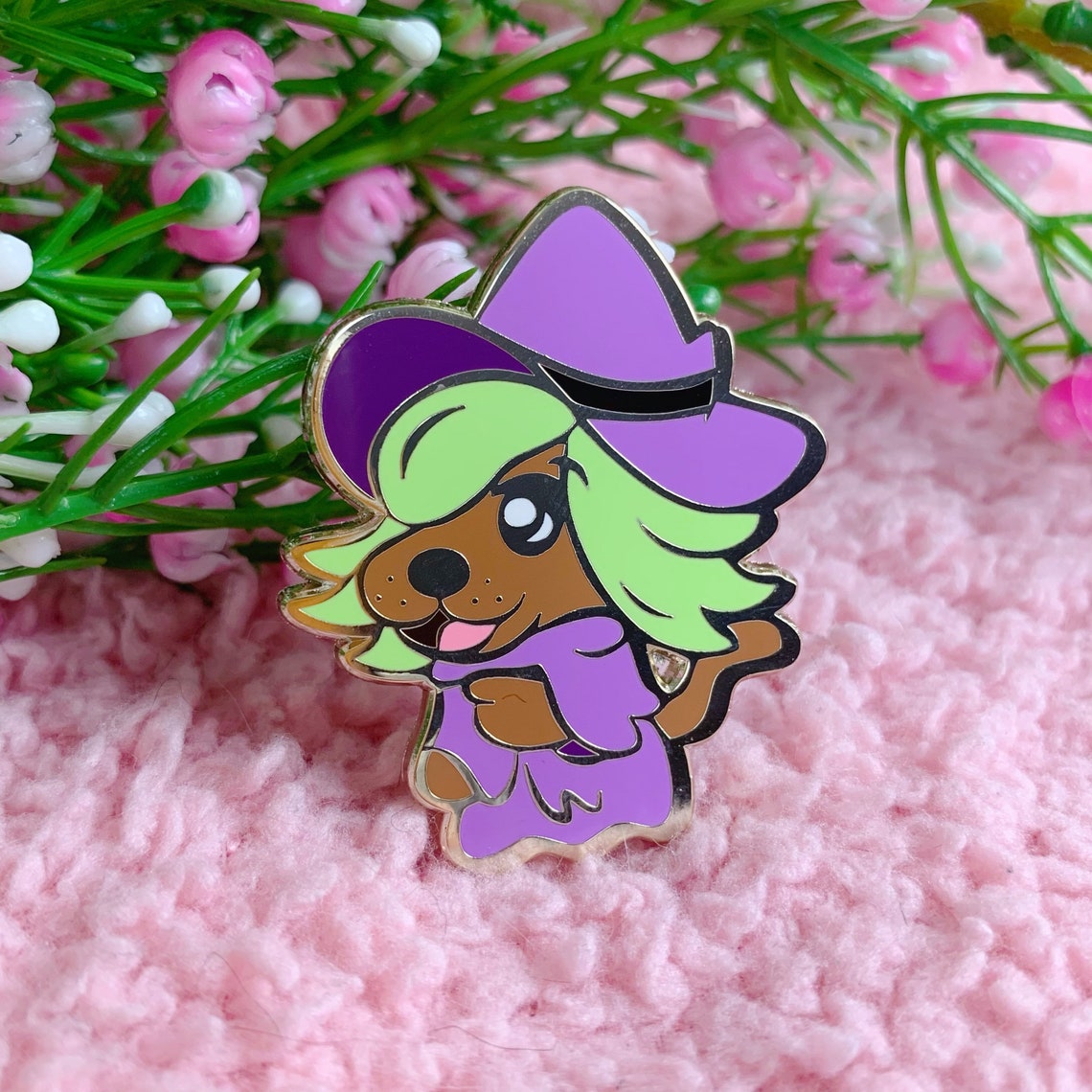 Witch Pup Pin - Etsy