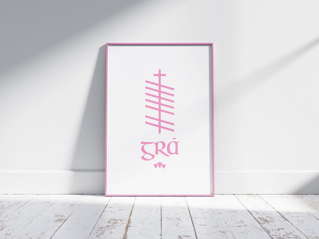 Ogham Love (grá), Ancient Celtic Tree Alphabet | Irish Love ...