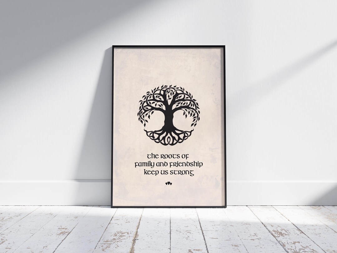 Irish Tree of Life Print: Celtic Art, Family Roots (PDF) - Etsy
