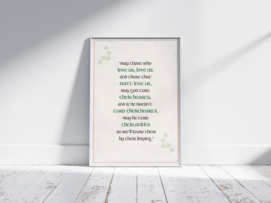 Irish Blessing | Irish Curse Traditional Irish Saying Irish Humour ...