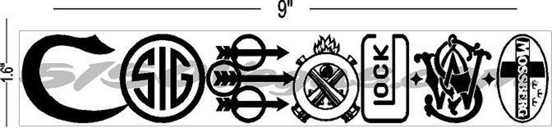 Coexist Sticker for Gun Lovers - Etsy