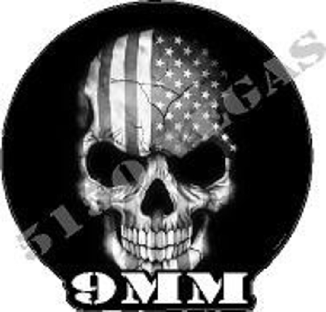 American Skull Caliber Ammo Can Decal Sticker - Etsy