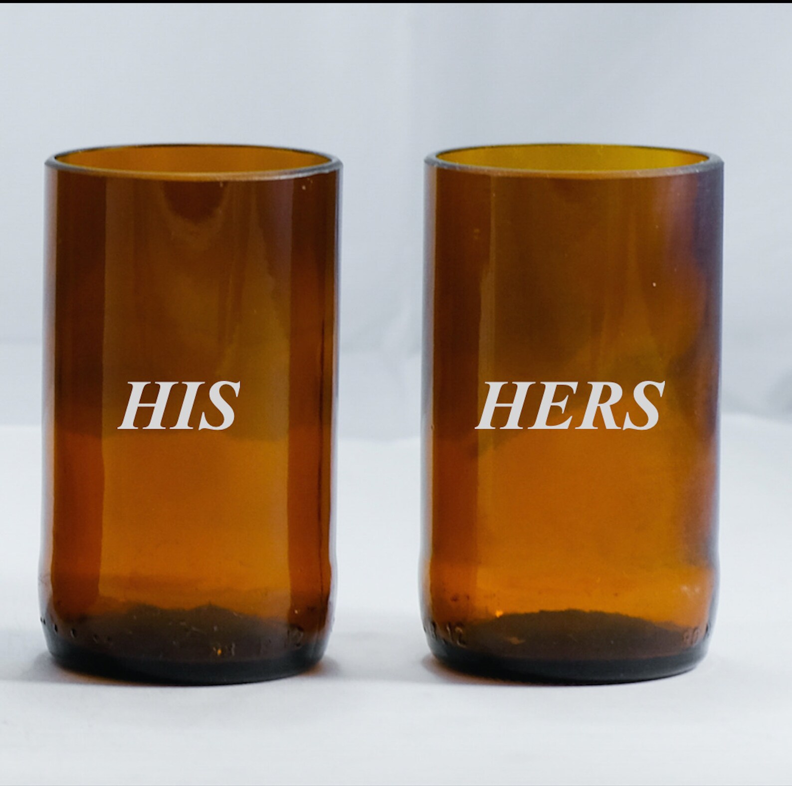 Amber 7 Oz | 200 Ml Beer Bottle Cut Frosted Everyday Glass Cups | Juice ...