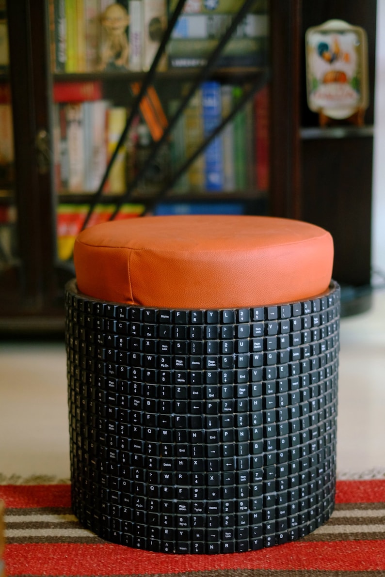 Modern Recycled Design Stool / Ottoman / Bench Upcycled Using Pallet ...
