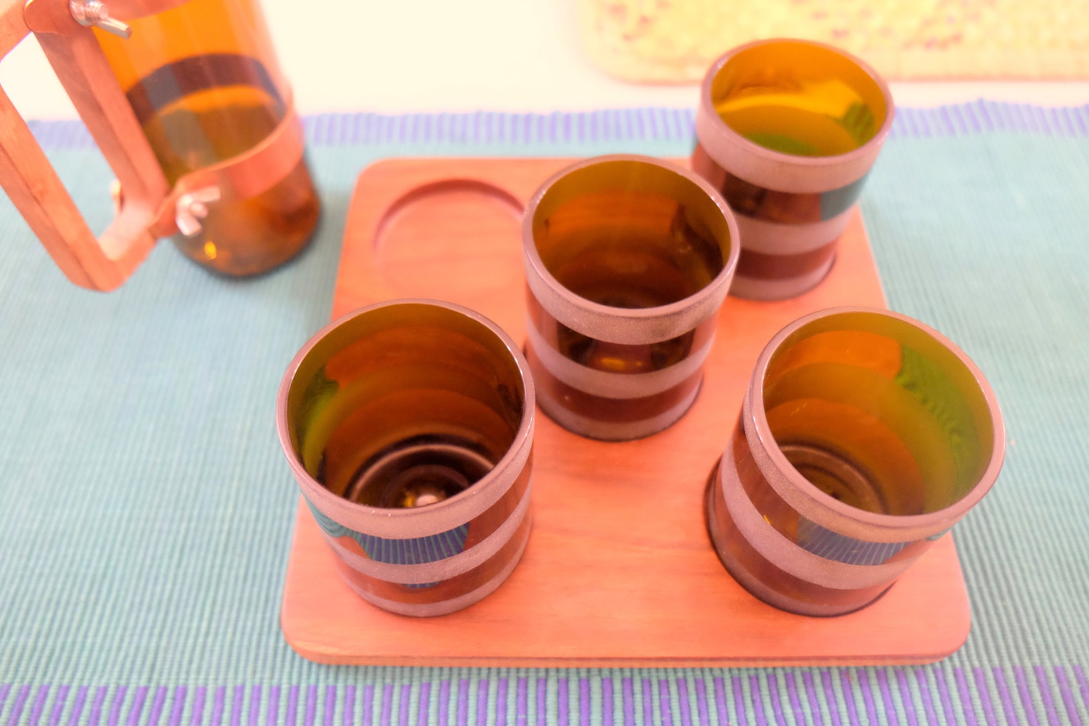 Water Jug Table Set With 10 Ounce 300 Ml Wine Bottle Glasses - Etsy