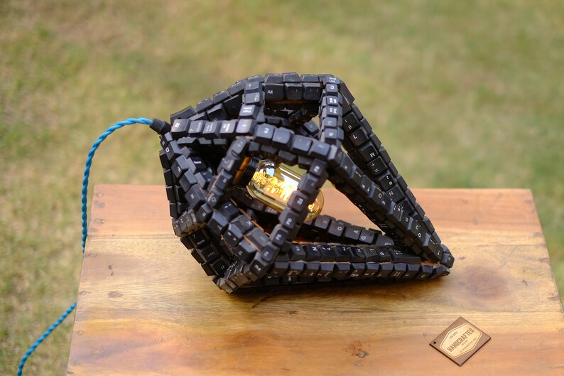 PENDANT - FLOOR - TABLE Lamp Made From Recycled Computer Keyboards - Etsy